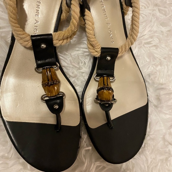 Etienne Aigner | Shoes | Etienne Aigner Designer Sandals Sz 9 | Poshmark